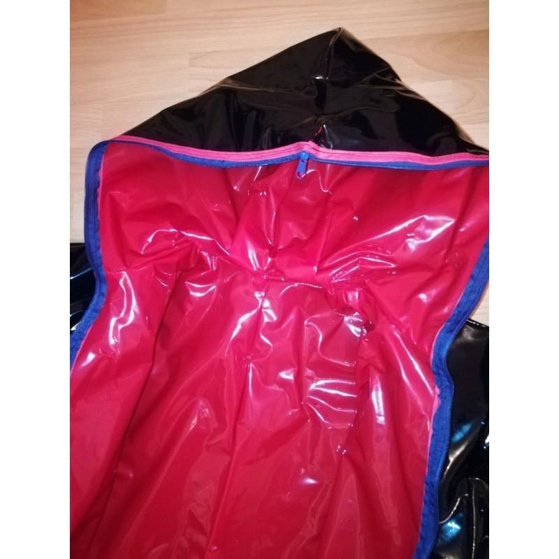 Adult Schlafsack OVERALL GUMMI LACK PLASTIK PVC GEFÜTTERT SLEEPING BAG