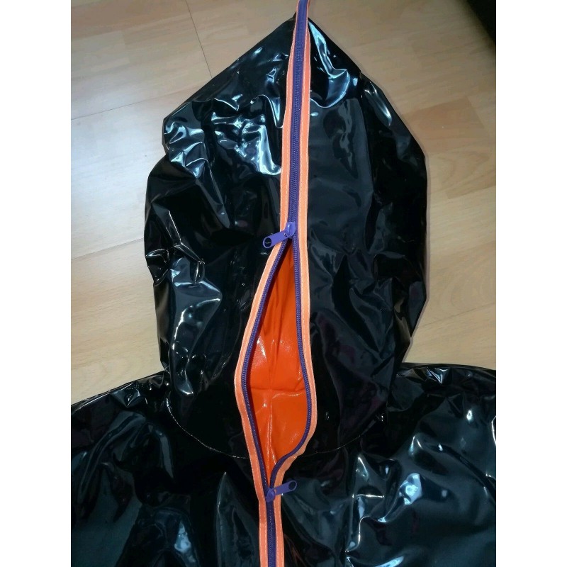 Adult Schlafsack OVERALL GUMMI LACK PLASTIK PVC GEFÜTTERT SLEEPING BAG