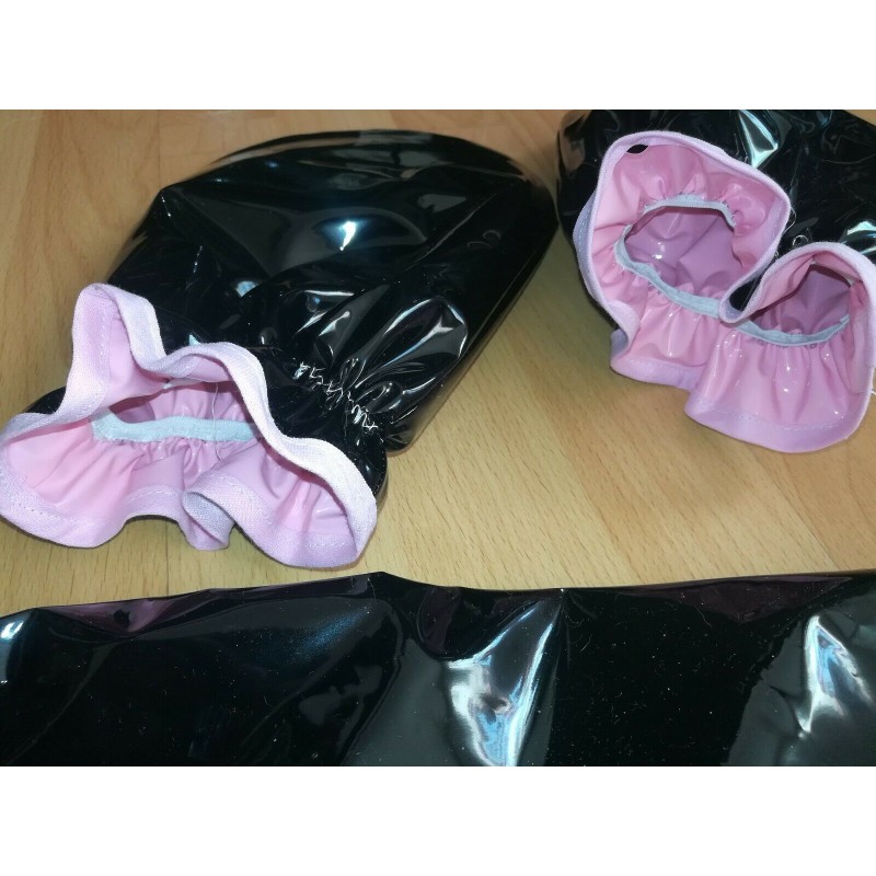 Adult Schlafsack OVERALL GUMMI LACK PLASTIK PVC GEFÜTTERT SLEEPING BAG