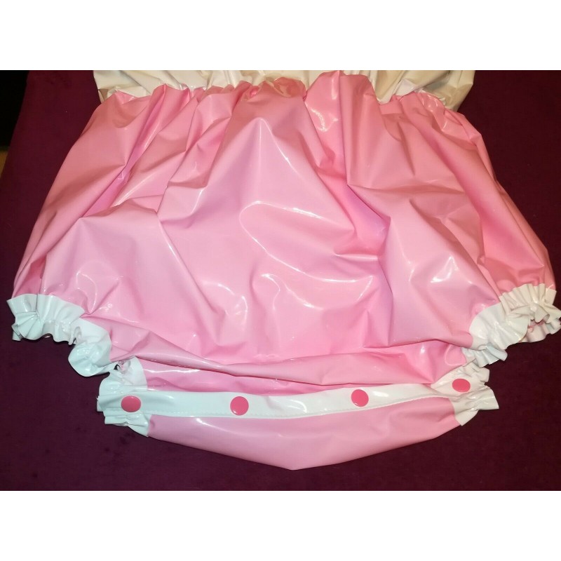 Adult Body Spreizbody Windelbody DIAPER SPREIZHOSE PVC LACK HELLO KITTY XL