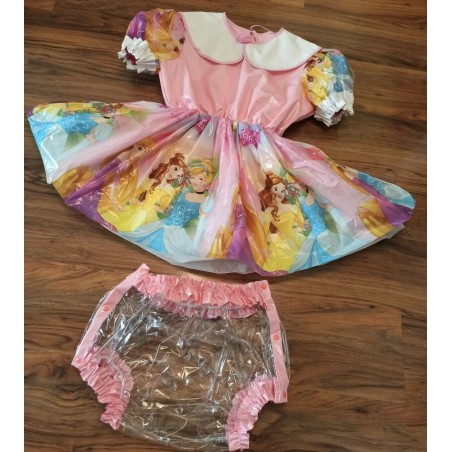 Adult Baby Kleid Windelhose Gummihose Sissy PVC LACK Diaper Plastik ...