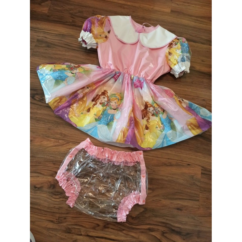 Adult Baby Kleid Windelhose Gummihose Sissy PVC LACK Diaper Plastik ...